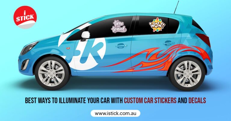 Best ways to illuminate your car with custom car stickers