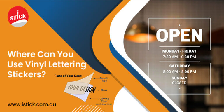 Upgrade Your Branding & Décor with Custom Vinyl Lettering Stickers