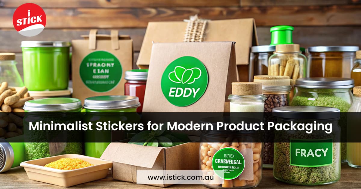 Minimalist Stickers for Packaging | Big Impact in Small Design